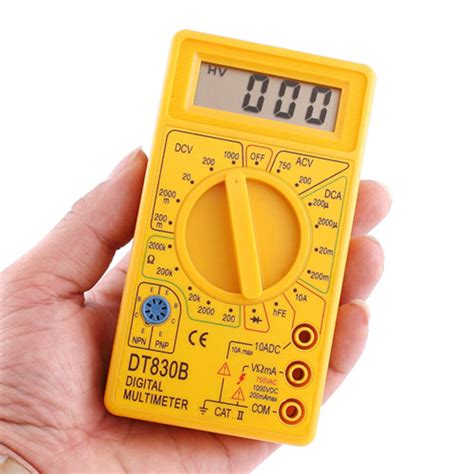 all sun dt830b 1000v 10a lcd portable digital multimeter ac dc ammeter
