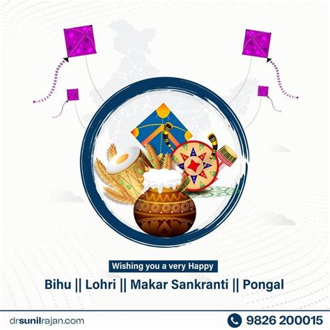 Happy Lohri Makar Sankranti Pongal And Bihu