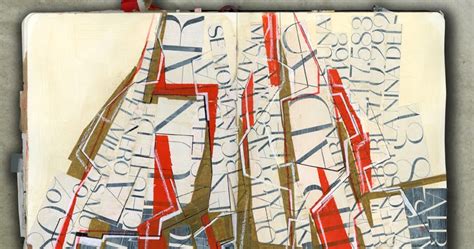 Rougart Drawing ALPHABET MOUNTAIN Collage 2019 Mariasun Salgado