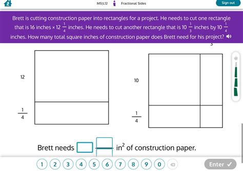 Brett Is Cutting Construction Paper Into Rectangles For A Project He