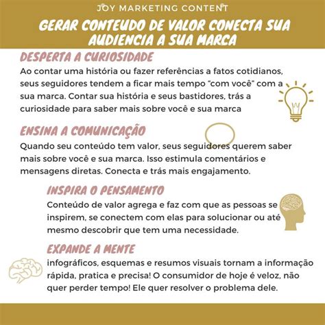 Gerar conteúdo de valor conecta sua audiência a sua marca