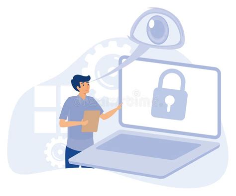 Sensor Technology Concept Eye Tracking Technology Ai Reading Stock