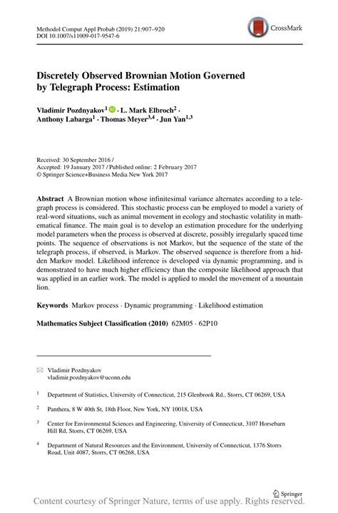 Discretely Observed Brownian Motion Governed By Telegraph Process