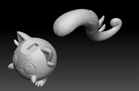 Pokemon Paradox Ancient Jigglypuff Scream Tail 3d Model 3d Printable