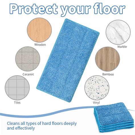 Flat Mop Cloth For Household Microfiber Replacement Cloth New Mop Head
