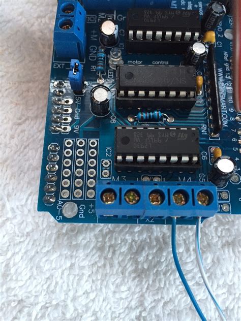 Soldering Pins To Motor Shield Board General Electronics Arduino Forum