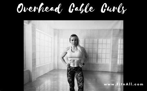 Cable Overhead Curl Exercise Database Biceps14 Overhead Biceps