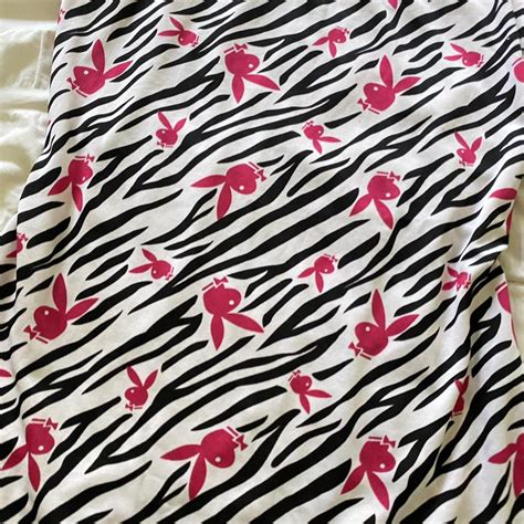 Trashy Y K Zebra Playboy Dress Slip Mcbling Zebra Depop