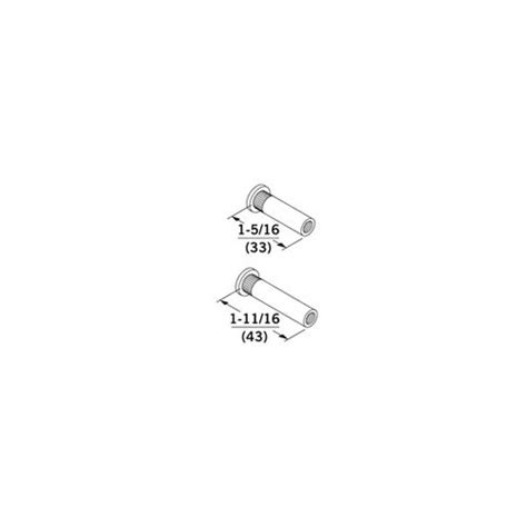 Dorma Snbpak689 Pack Of 2 Sex Nuts And Bolts Aluminum Finish Buy Now