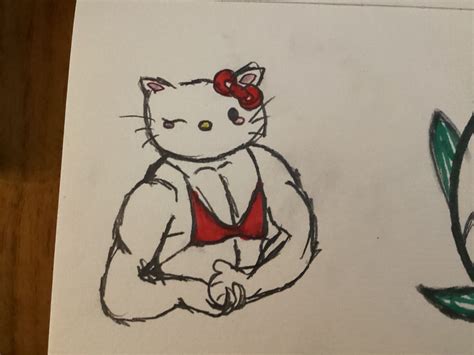 Muscle Hello Kitty Süsleme çizimi Çizim Fikirleri Çizimler