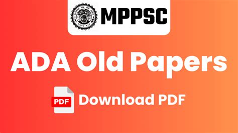Mppsc Assistant Director Of Agriculture Old Papers Agri Books