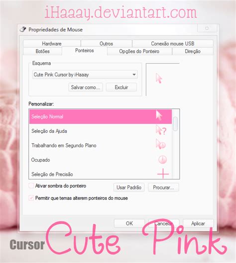Cursor Cute Pink By Ihaaay On Deviantart