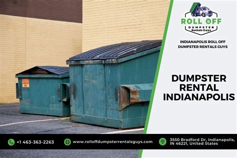 Need A Dumpster Any Sizes Indianapolis Roll Off Dumpster Rentals Guys
