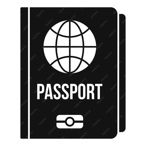 Premium Vector Personal Information Passport Icon Simple Illustration