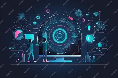 Machine Learning And Ai To Identify Person Technology Premium Ai Generated Image