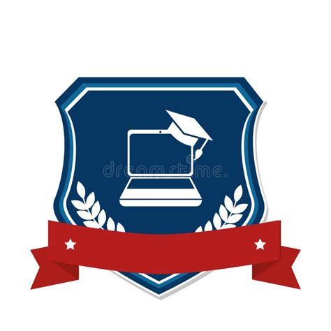 School Emblem Frame Icon Stock Vector Illustration Of Graphic 81715452
