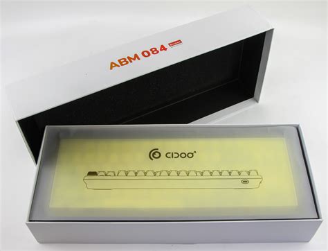 CIDOO ABM084 Wireless Mechanical Keyboard Review Packaging
