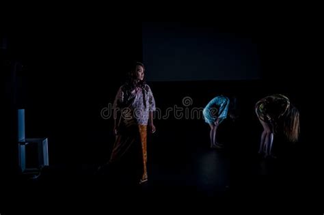 Dancing In Dark Studio Editorial Photography Image Of Compete 60568037