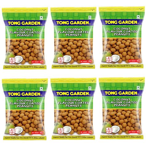 Tong Garden Mini Nuts Coconut Flavour Coated Peanuts 45g Bundle Of 6 Shopee Singapore