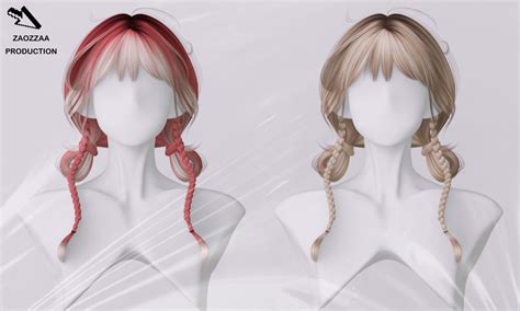 ZAO Hamster Hair 2Ver 130 Colors Mesh By SHINYBACON CC FINDS