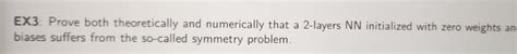 Solved Ex3 Prove Both Theoretically And Numerically That A