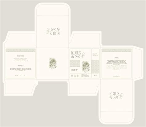 Premium Vector Editable Vector Packaging Box Dieline For Beauty Cosmetics