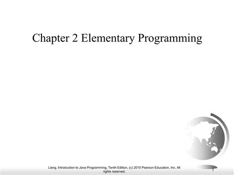 cse215 module 02 elementary programming ppt