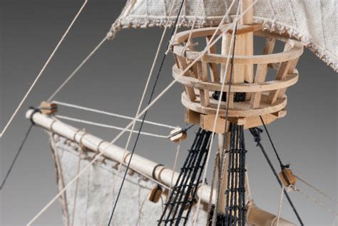 Santa Maria Ship Model Kit Of Christopher Columbus Wooden Ts Soly
