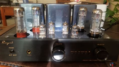 Cayin CS 55A Tube Integrated Amplifier With Phono DAC And Headphone