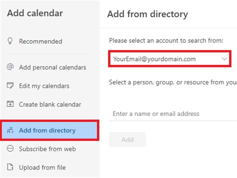 How To Add A Shared Calendar To The Outlook Web App Owa Tcsp
