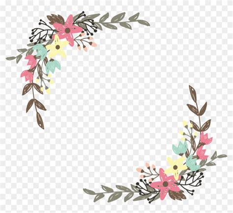 Vector Flower Border Design