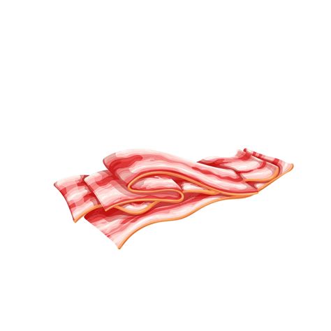 Premium Vector Bacon Pieces