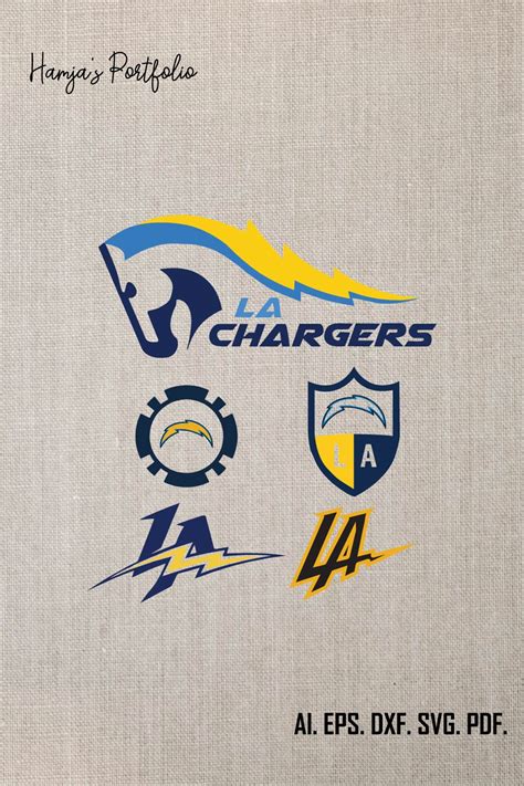 Los Angeles Chargerrs Football Svg Png Bundle Svg Sports Files Svg