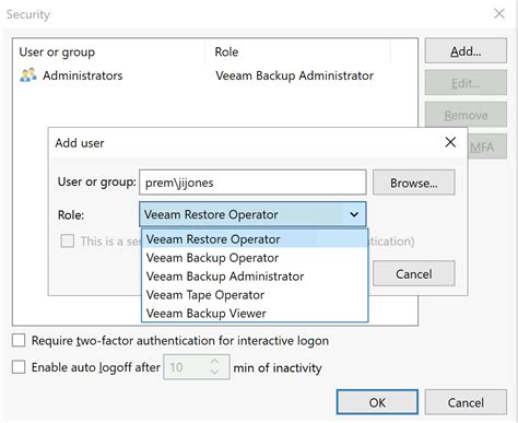 Veeam 12 Preview Multi Factor Authentication 11 11 Systems