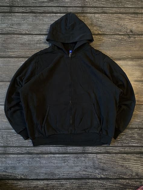 Balenciaga × Gap × Kanye West Rare ️ Yeezy Gap Unreleased Black Zip
