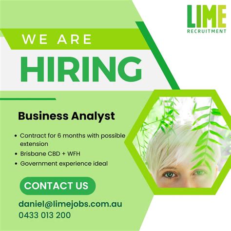 Lime Recruitment On Linkedin Recruitment Contract Businessanalyst Ict