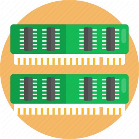 Ram Chip Memory Hardware Random Access Memory Storage Data Icon Download On Iconfinder