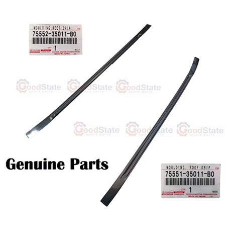 Genuine Toyota Hilux Ln167 Ln166 Ln165 Rh Lh Roof Moulding Mould Rubber