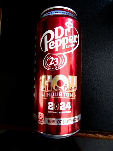Dr Peppper Houston 2024 National College Championship Empty Can