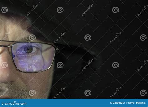 Close Up Shooting Of A Hacker Working On A Computer For A Cyber Attack