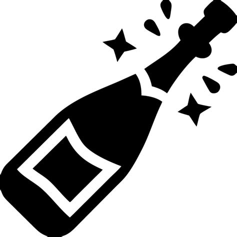 Exploding Champagne Bottle For Celebrations And Party Decorations