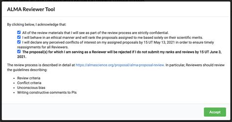 How To Use The Reviewer Tool — Alma Science Portal At Naoj