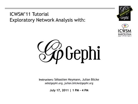 Sp1 Exploratory Network Analysis With Gephi Pdf Sp1 Exploratory Network Analysis With Gephi Pdf