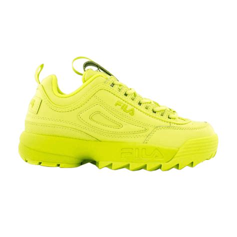 Wmns Disruptor 2 Premium Neon Green Fila 5fm00540 300 Goat