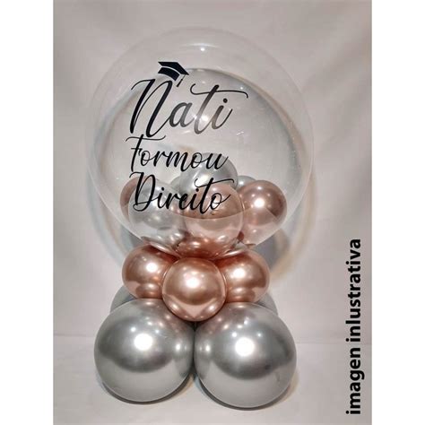 1 Bubble 24 Personalizado 14 Bexigas Metálicas N5 Shopee Brasil