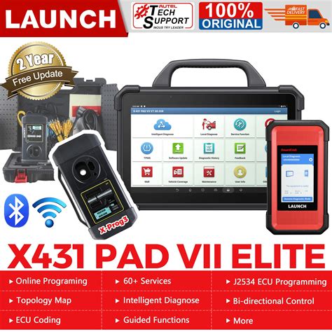Launch X431 Pad Ⅶ Elite Pad 7 Plus Giii X Prog 3 Plus Immo Programmer
