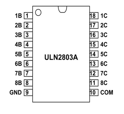 ULN2803A SMD In Pakistan Hi Voltage Current Darlington Transistor Array