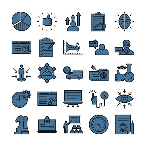 Business Concepts Line Vector Isolated Icon Can Be Easily Modified And Edit Stock Vector
