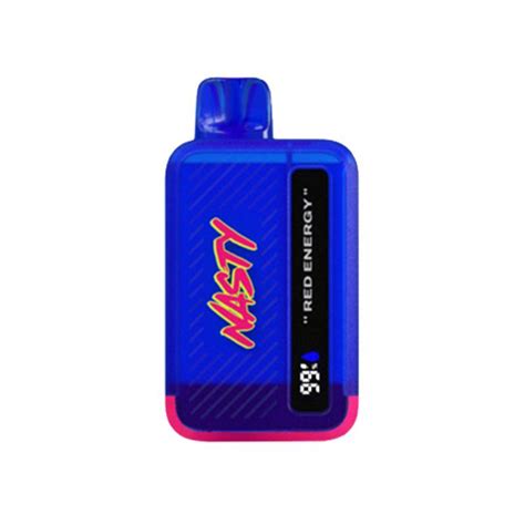 Nasty Disposable Rechargeable Vape Bar 8500 Puff 50mg Red Energy