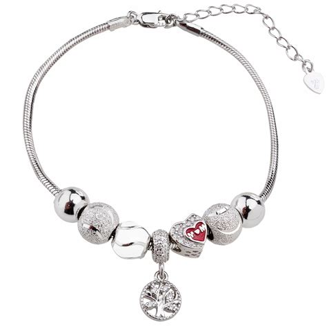 BRANSOLETKA SREBRNA MODUŁOWA CHARMS BEADS DRZEWKO 12595613409 Allegro pl